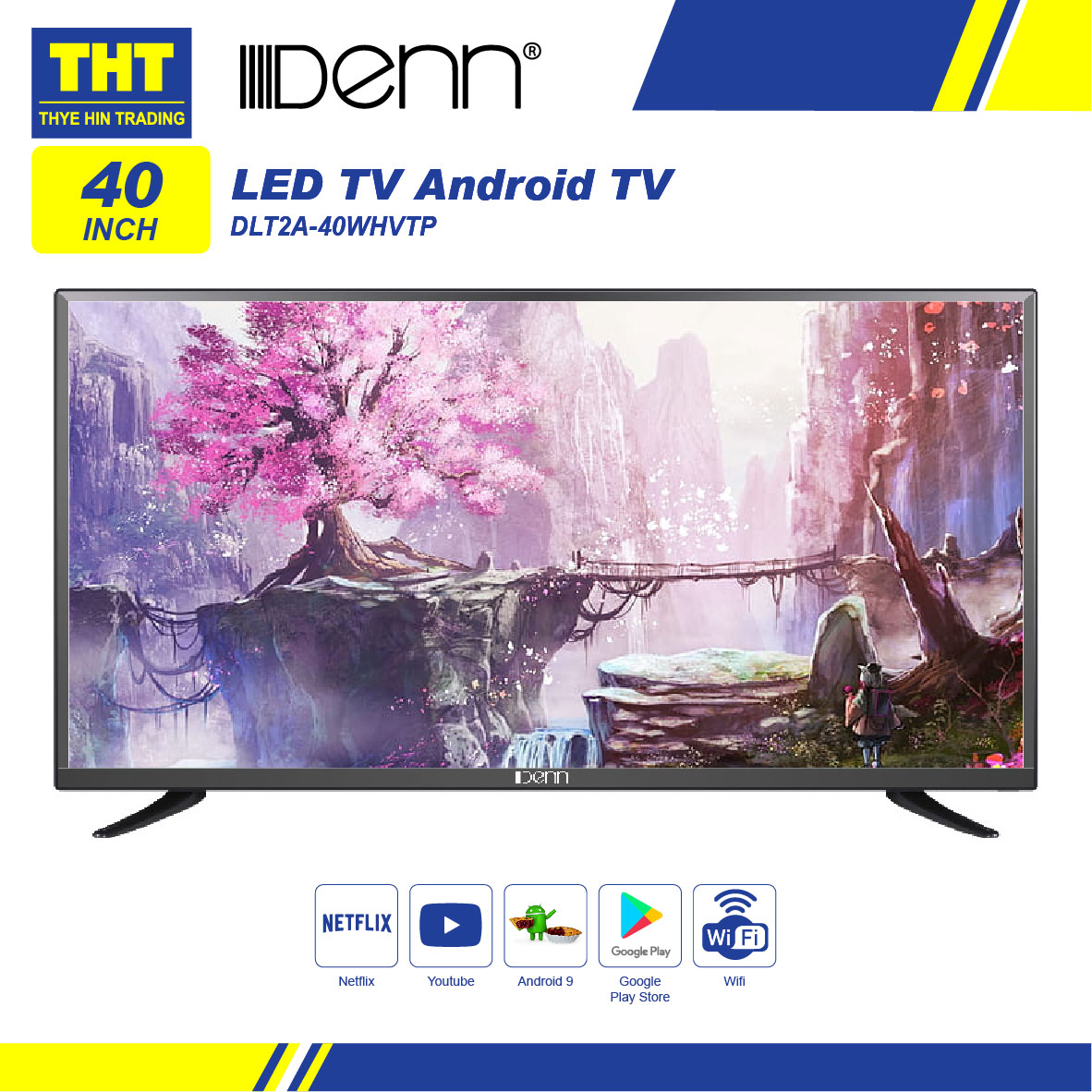 [40"] Denn LED Android TV DLT2A-40WHVTP